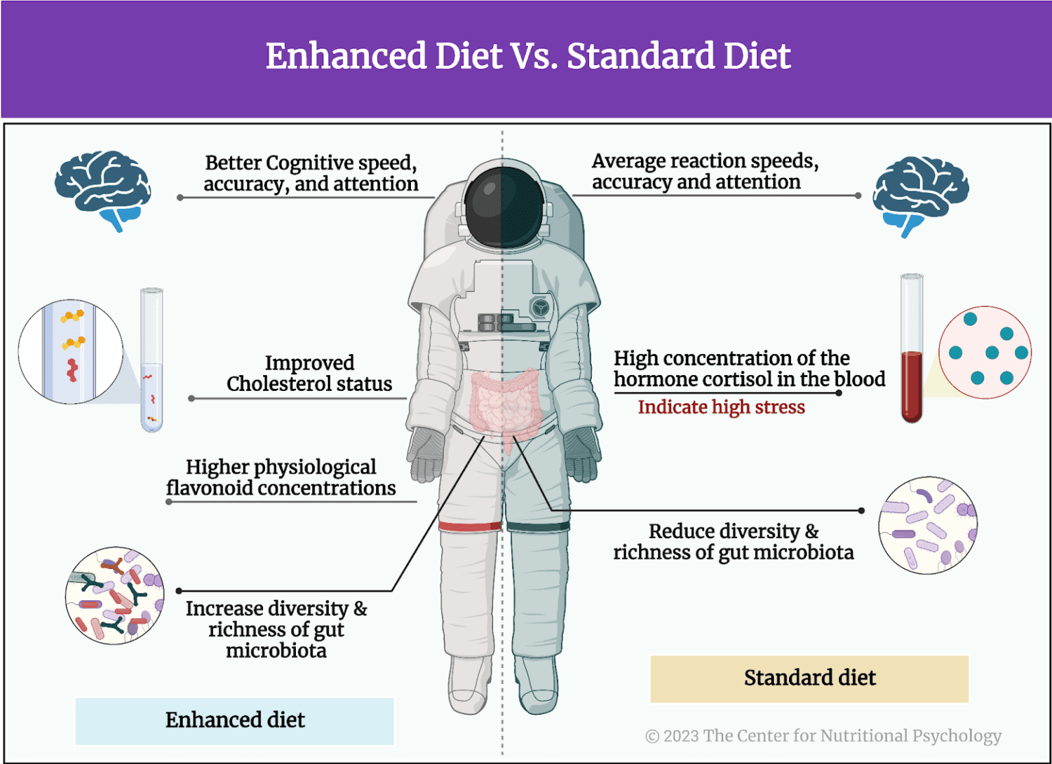 Diet-Mental Health Relationship in Astronaut Performance