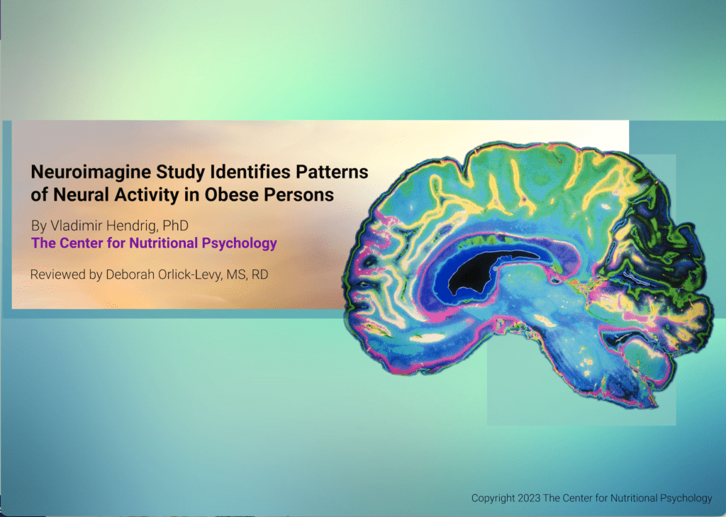 Patterns Of Neural Activity In Obese Persons - Nutritional Psychology